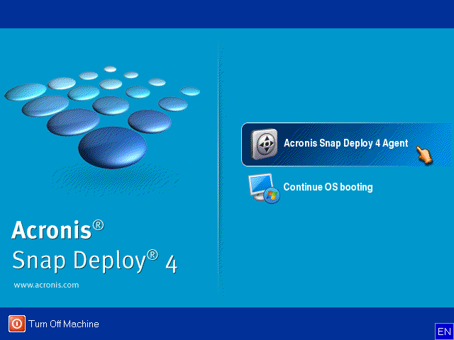 Booting the target machines
